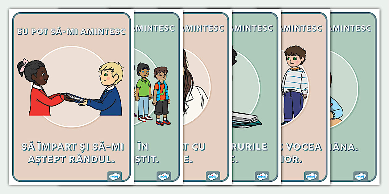 Bunele maniere – Planșe (l'enseignant a fait) - Twinkl