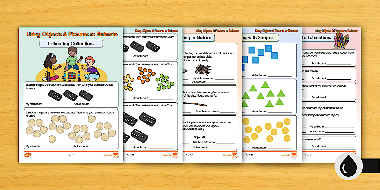 * NEW * Estimating Numbers to 50: Using Objects & Pictures to Estimate