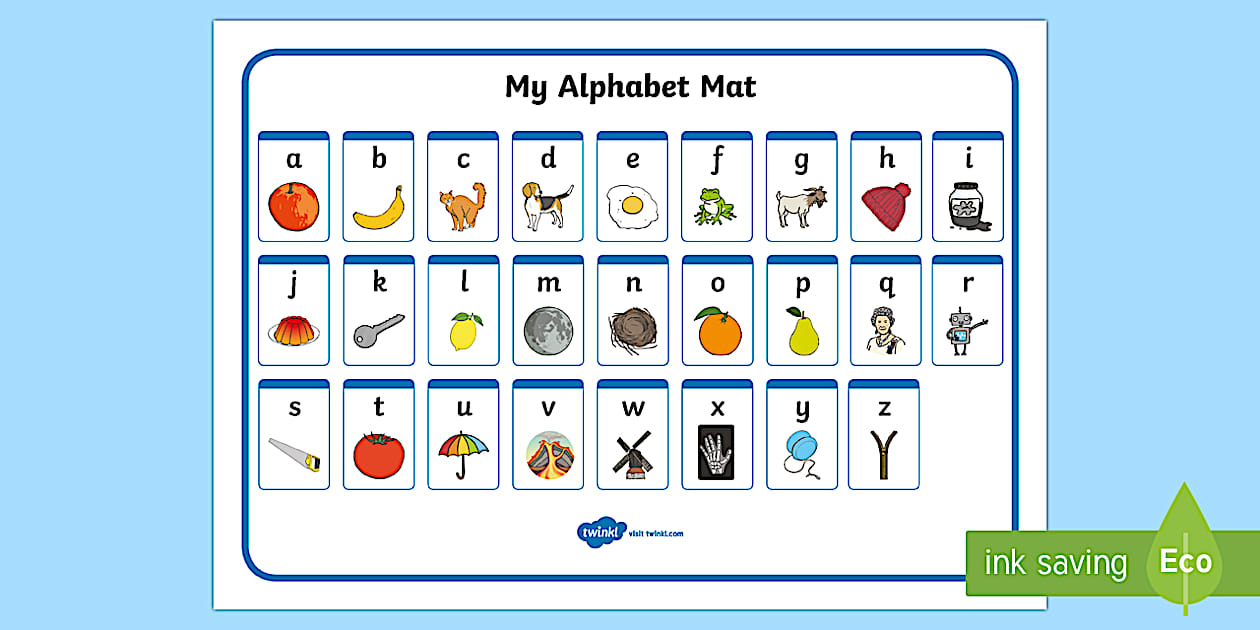 A-Z Alphabet Mat-Australia (teacher made) - Twinkl