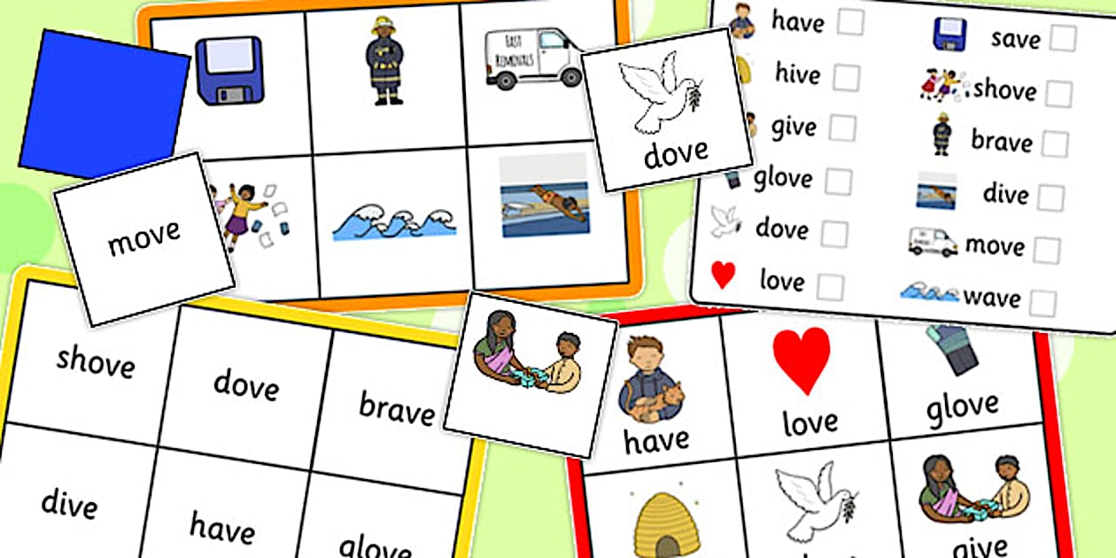 Final 'V' Sound Bingo (teacher made) - Twinkl