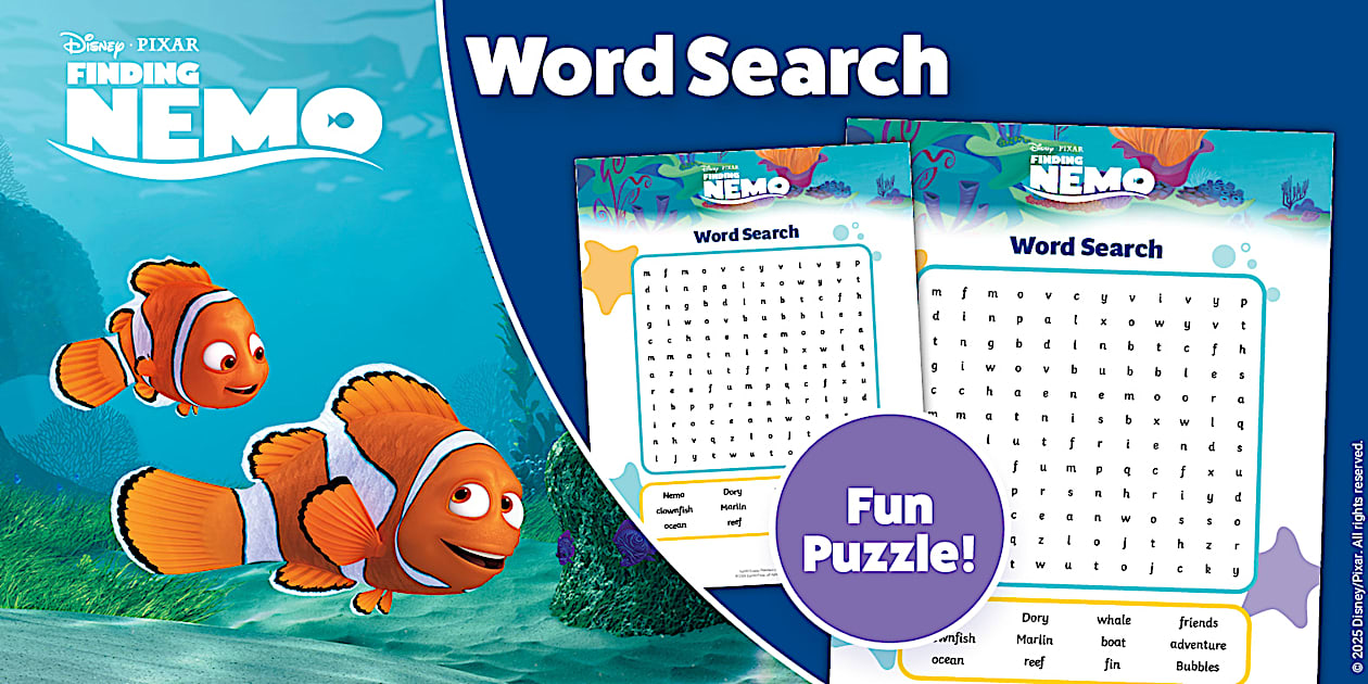 Finding Nemo: Word Search