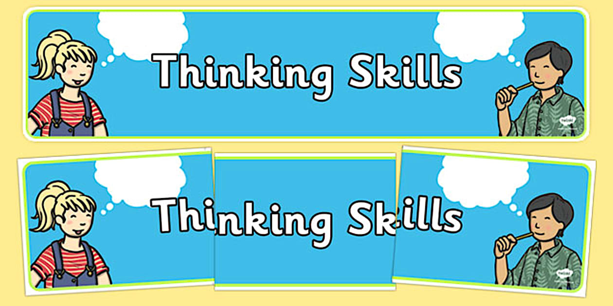 👉 Thinking Skills Display Banner (teacher made) - Twinkl