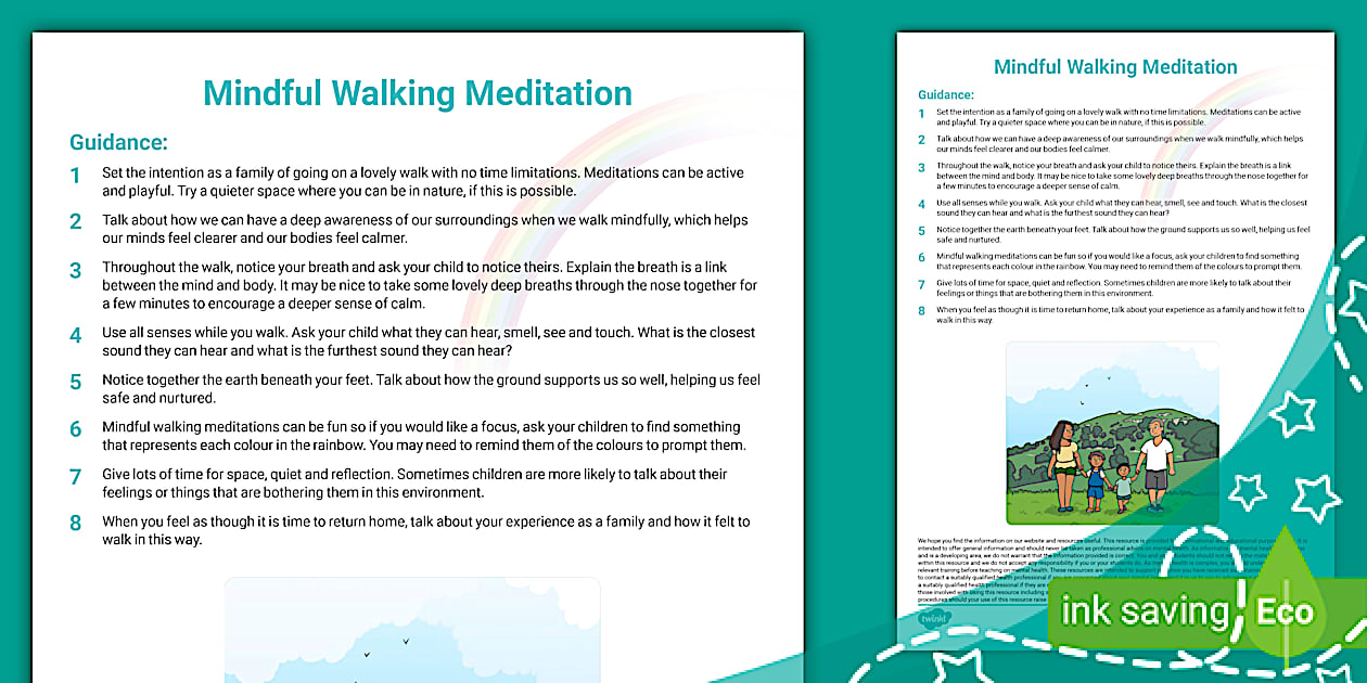Guided Meditation Walk Idea For Kids | Twinkl Parents