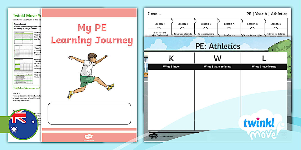 Move PE Year 6 Athletics Assessment Pack (teacher made)