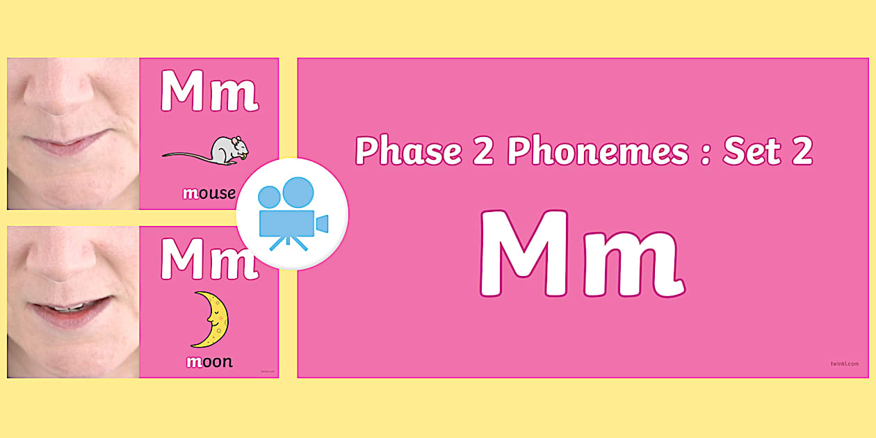 Phase 2 Phonemes : Set 2 'm' Video (Teacher-Made) - Twinkl