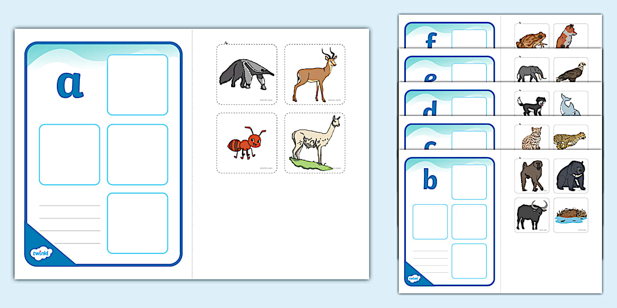 Phonics Animal Alphabet - Twinkl South Africa - Twinkl