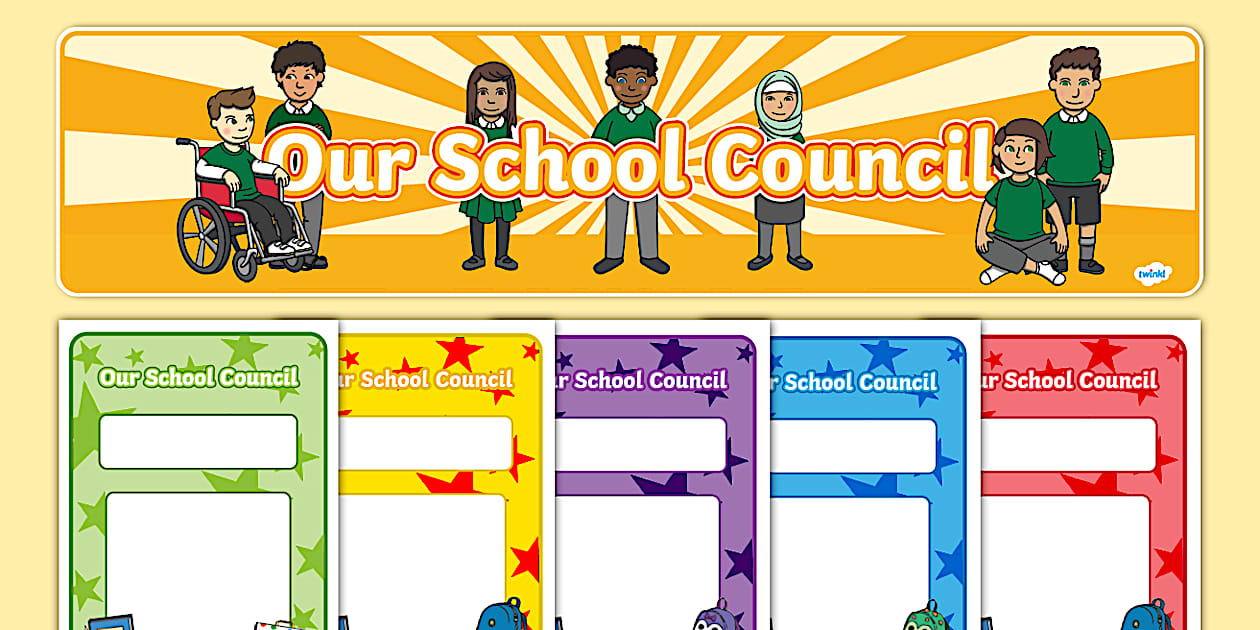 Editable School Council Display Pack (teacher made) - Twinkl