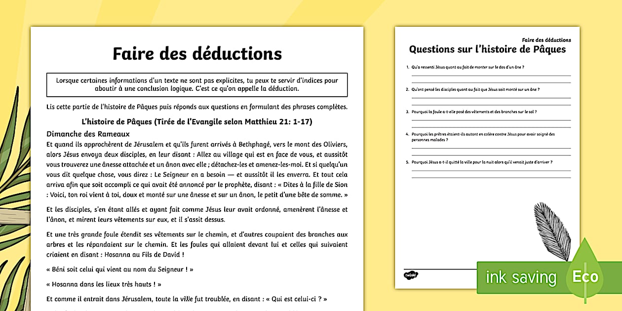 Cursive Feuille d'activités différenciées : déductions - l'histoire de ...