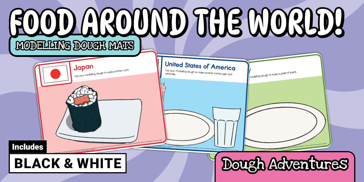 World Explorers Dough Mats