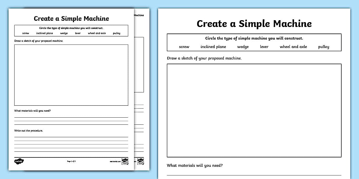 Simple Machine Project | Physical Science | Twinkl USA