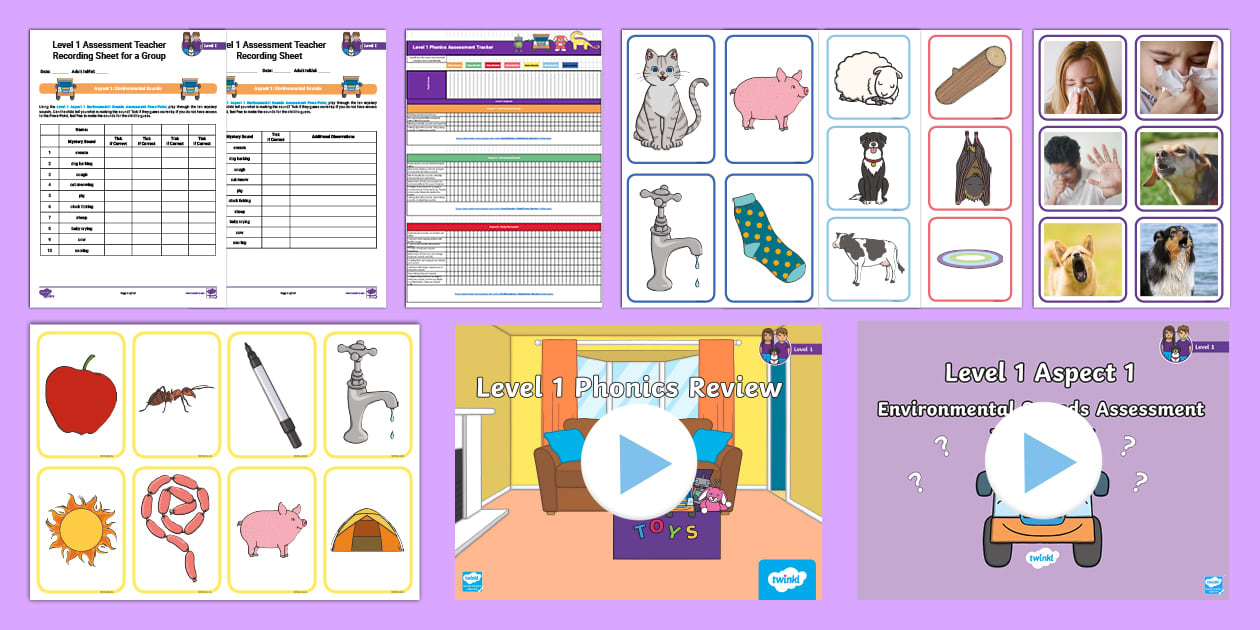 Level 1 Phonics Assessment Pack