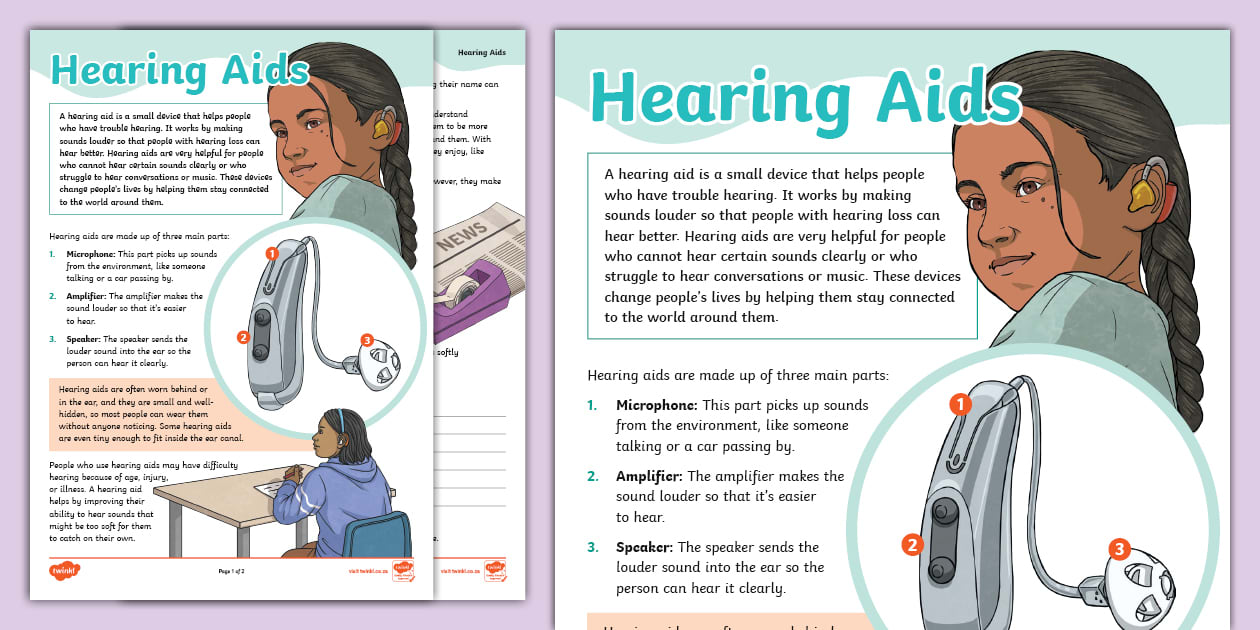 Hearing Aids (teacher made) - Twinkl