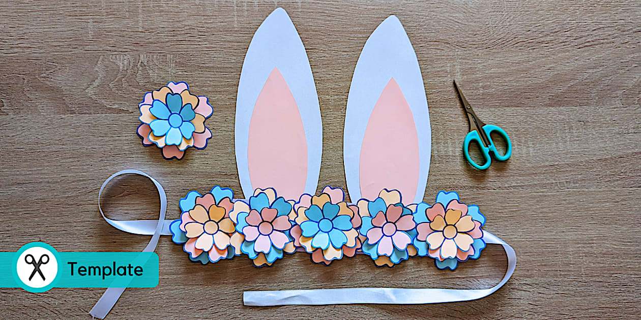 Easter Bunny Headband | Bunny Ear Craft (teacher made)
