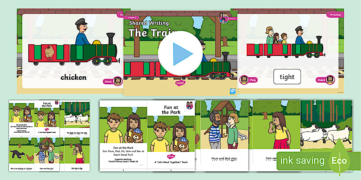 Consonant Digraphs Recap Lesson Pack- Level 3 Week 10 Lesson 5