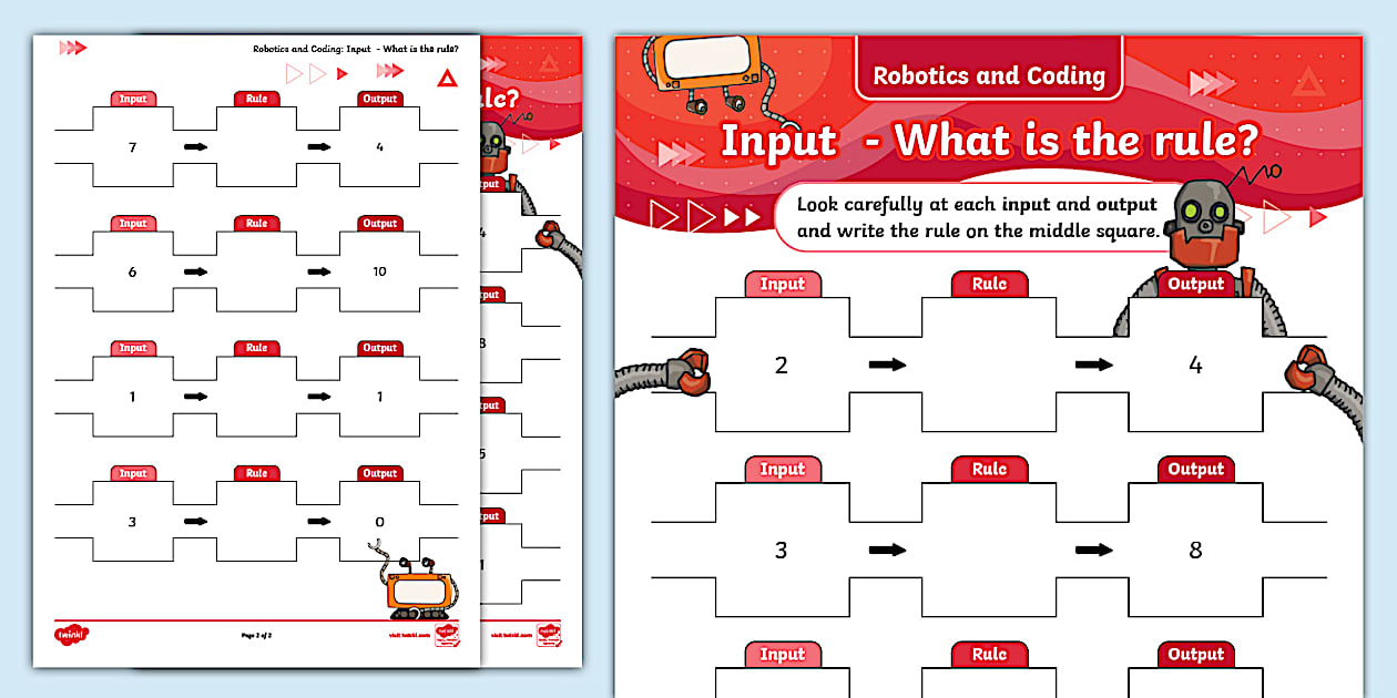 Robotics and Coding: Input Bonds - What is the Rule?