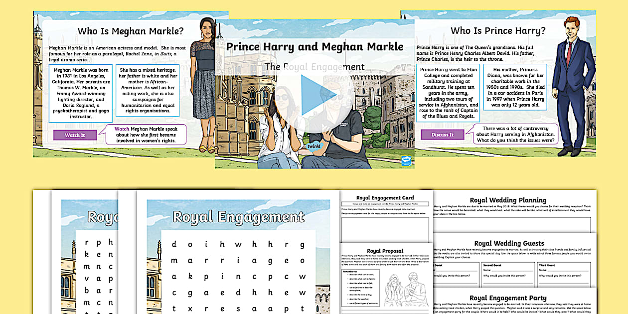 KS2 Royal Engagement Activity Pack (teacher made) - Twinkl