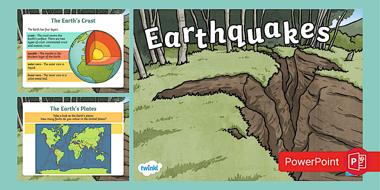 Earthquakes PowerPoint | Earth Fault Lines | Twinkl - Twinkl