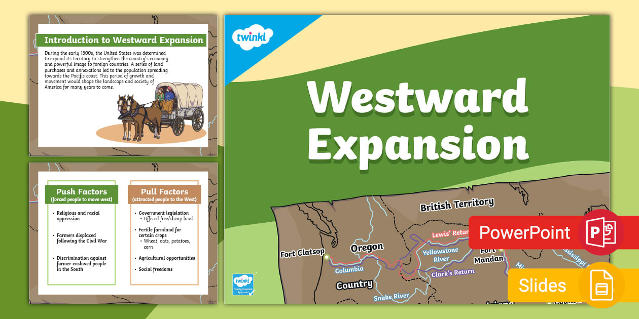 Westward Expansion PowerPoint & Google Slides - Twinkl