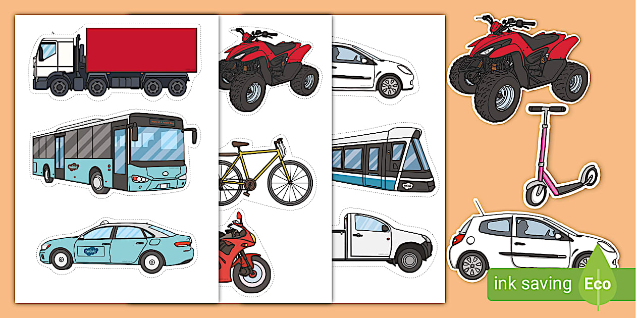 Land Transport Small World Characters - Twinkl