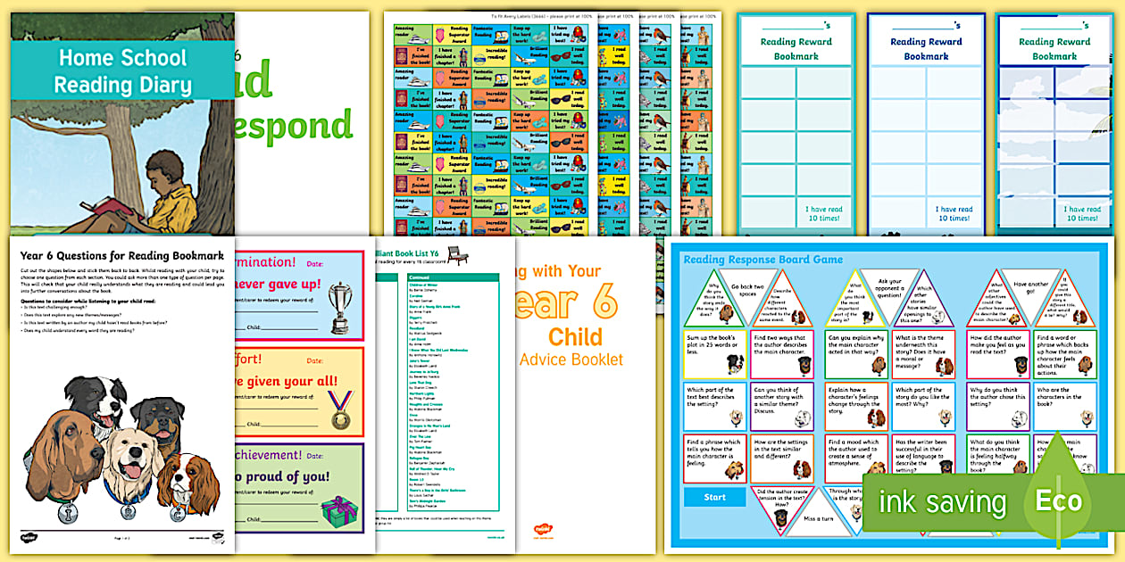 Year 6 Reading at Home Resource Pack (teacher made) - Twinkl