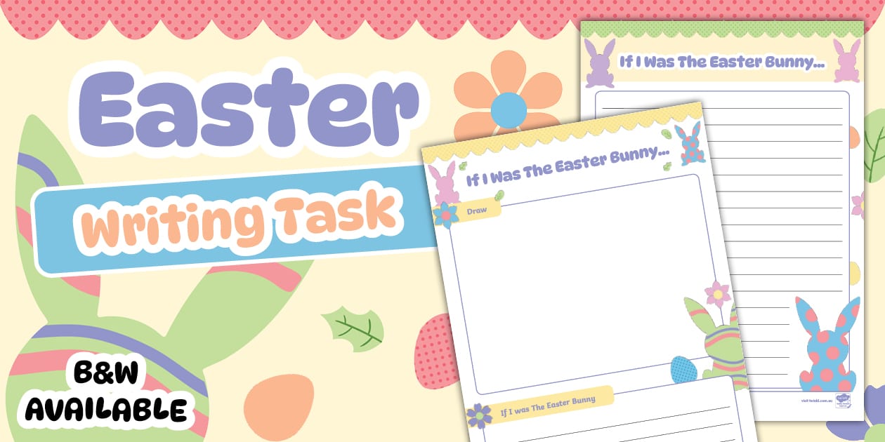 Easter Writing Activity Sheet