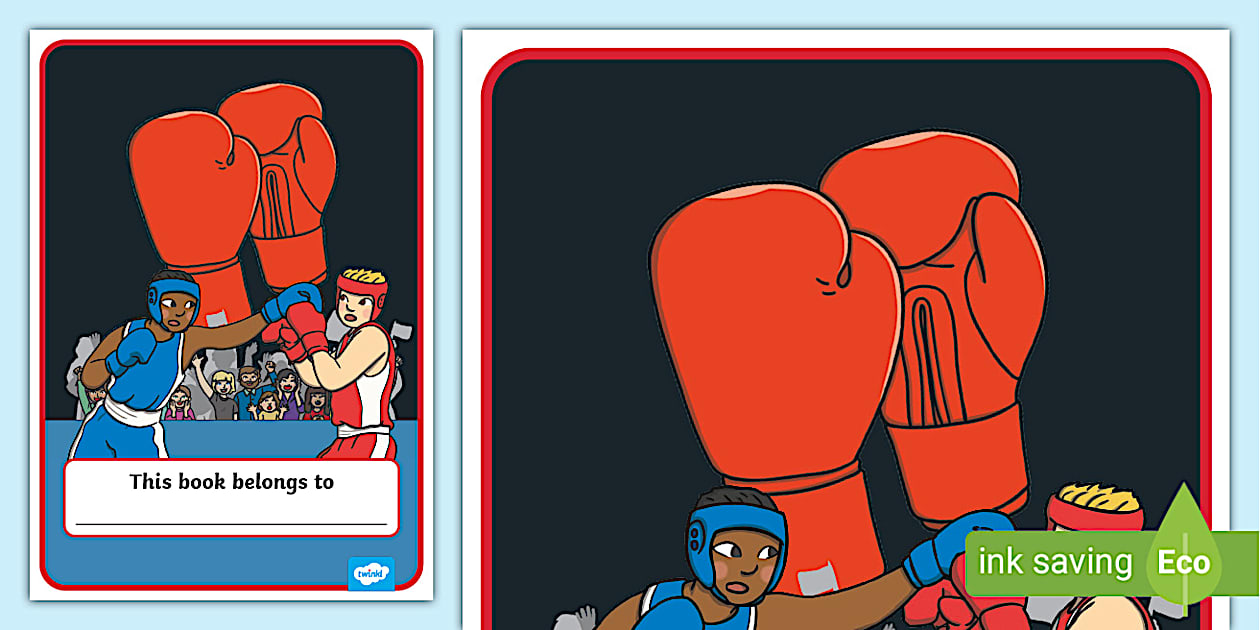 A Brilliant Boxing-Themed Book Cover | Twinkl | KS1 - Twinkl