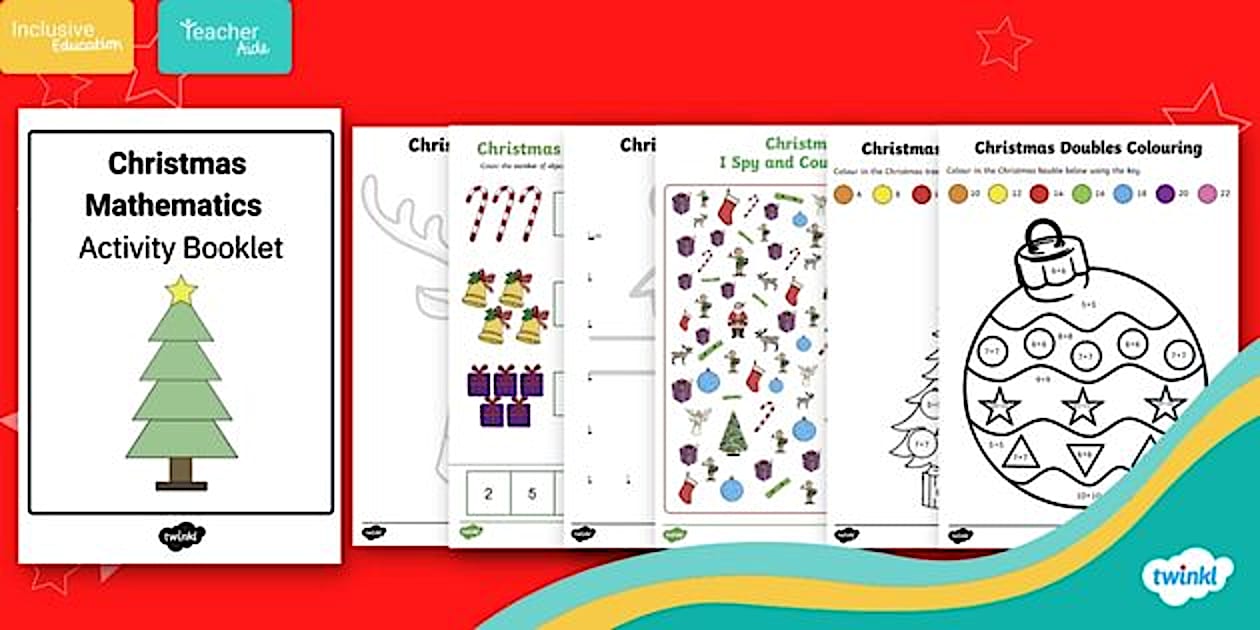 Christmas Mathematics Activity Booklet for Teacher Aides