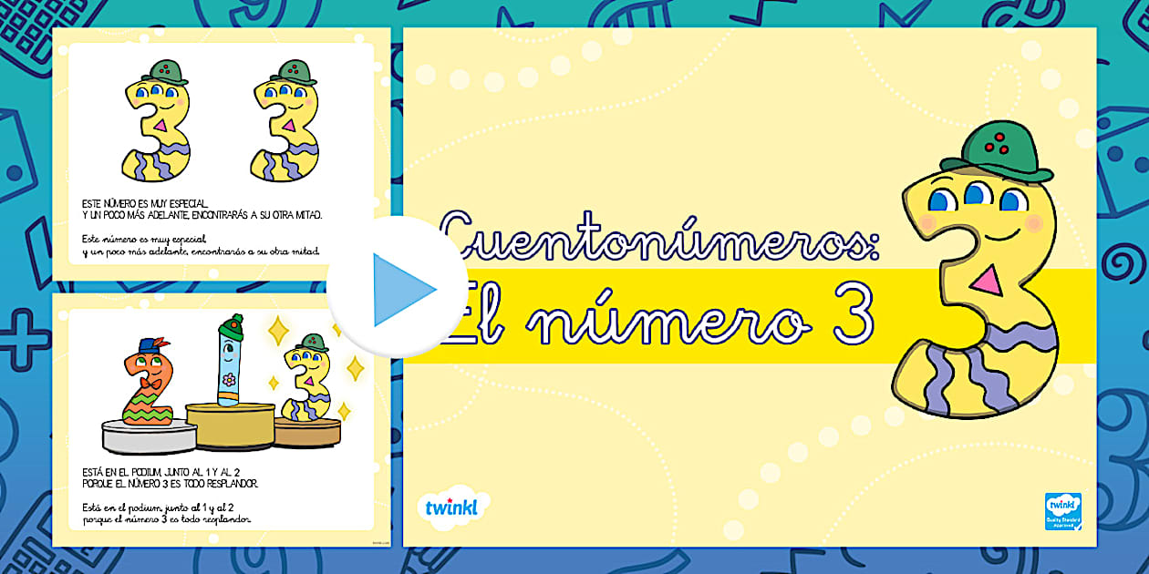Cuentonúmeros: El número 3