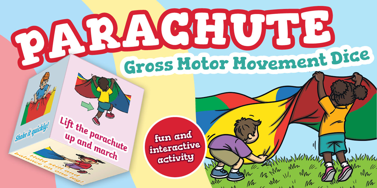 Parachute Dice for Gross Motor Movement