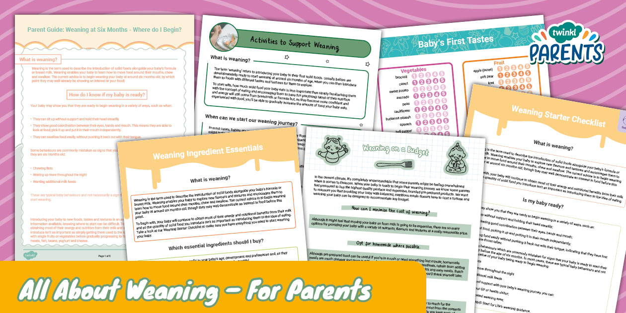 All About Weaning – For Parents
