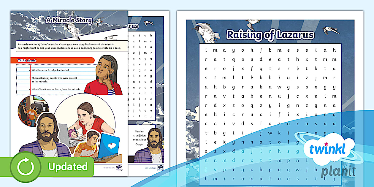 RE: Jesus the Healer Year 5 Home Learning Tasks