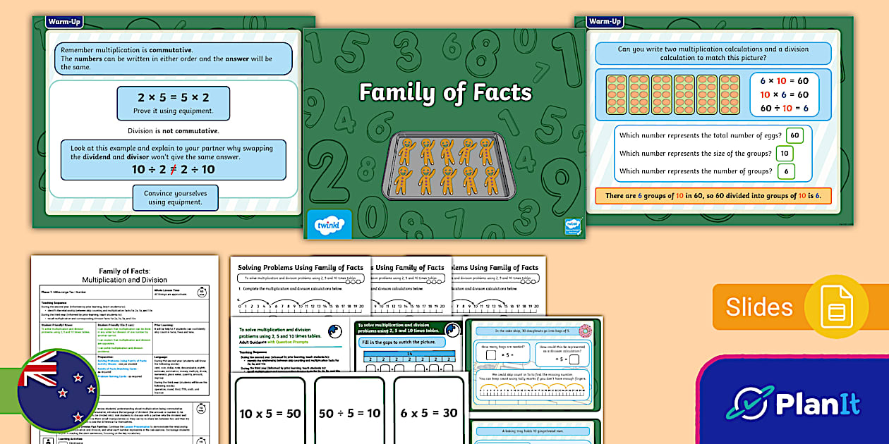 Phase 1 Operations: Know 2x, 5x, 10x and ÷2, ÷5, ÷10 (Family of Facts)