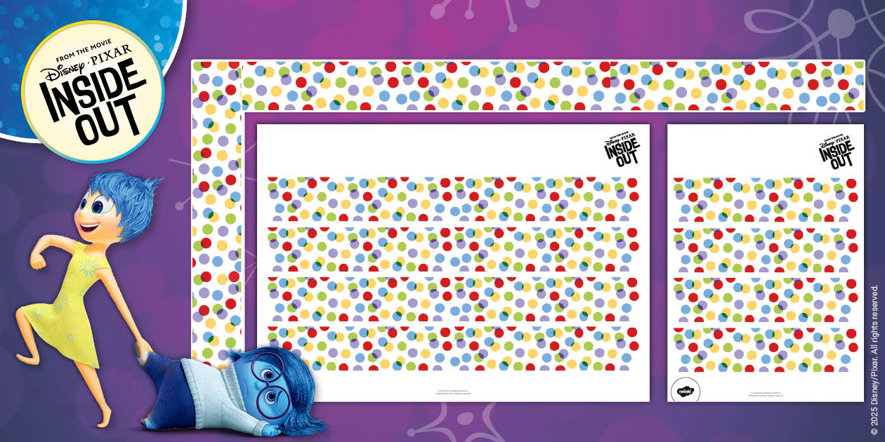 Inside Out: Emotions Display Borders (teacher made) - Twinkl