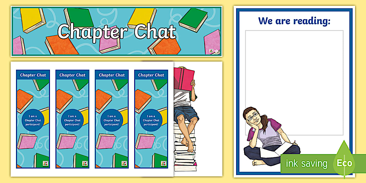 Chapter Chat Classroom Set-Up Resource Pack-Australia