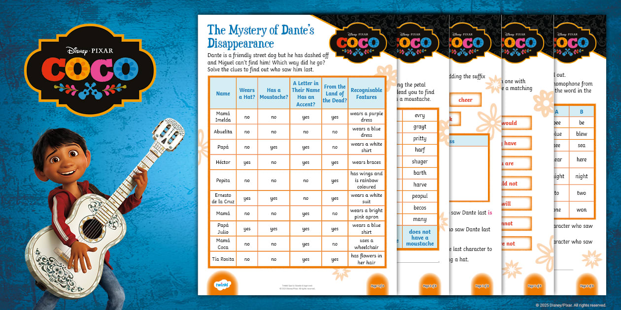 Coco: Language Conventions Mystery [Ages 6-7]