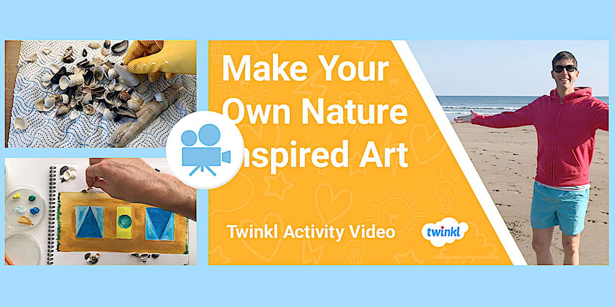 KS2 (Ages 7-11) Activity Video: Make Your Own Nature Inspired Art