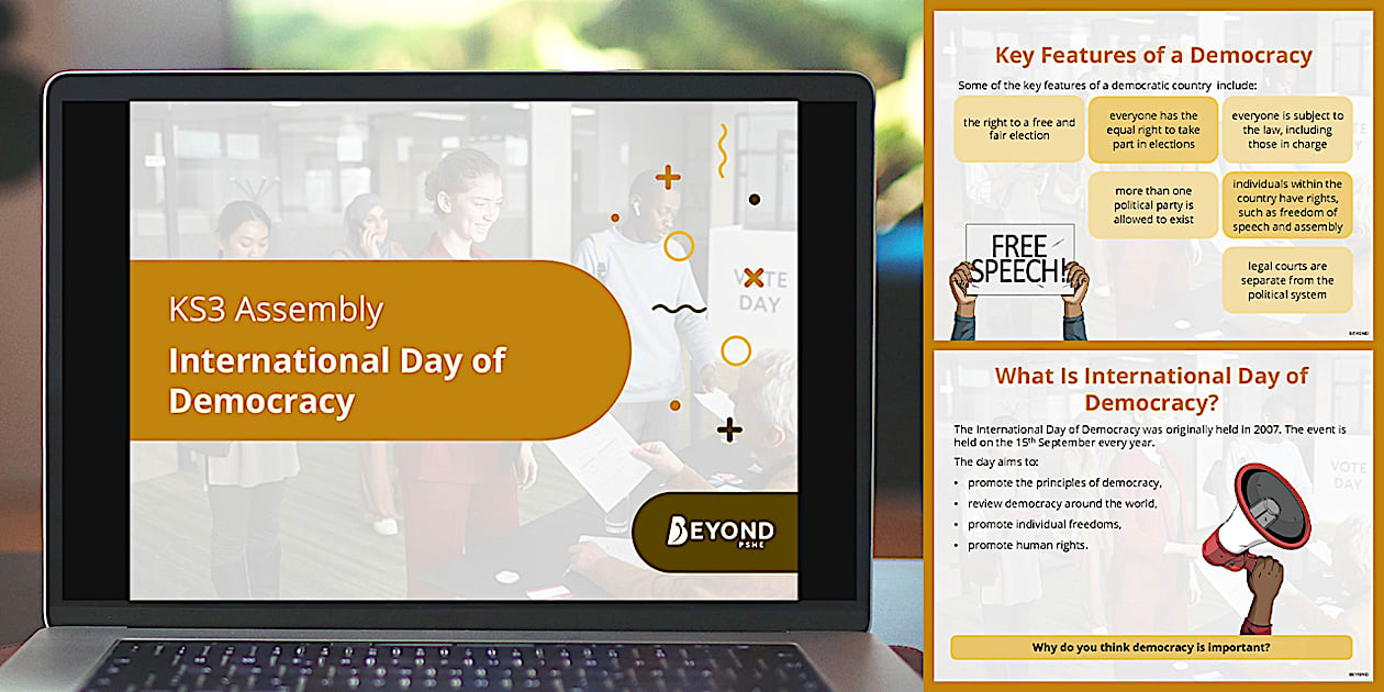 Democracy Assembly PowerPoint for KS3 (creat de profesori)