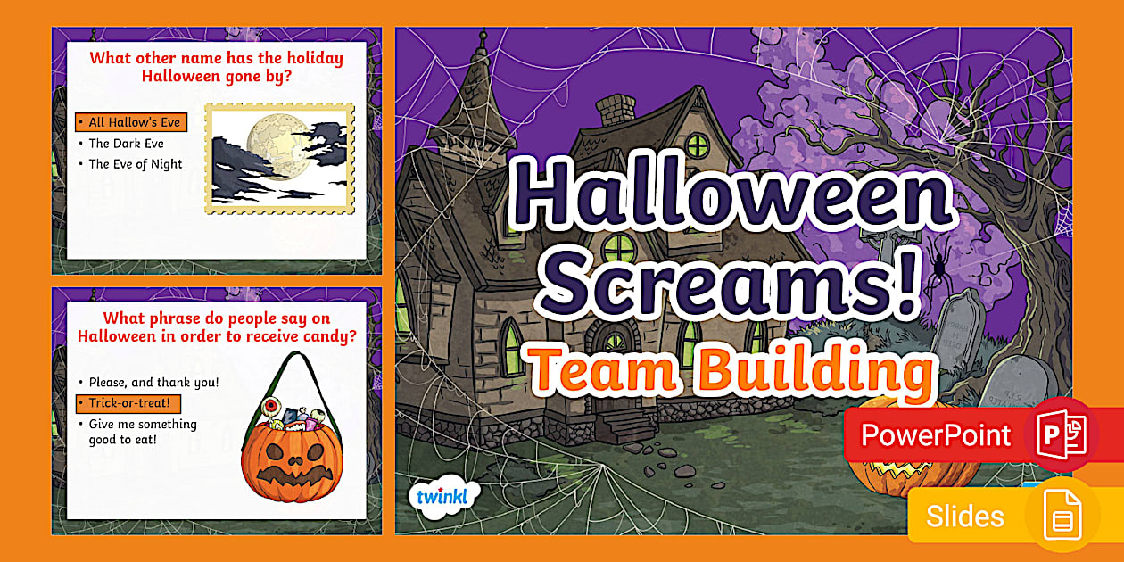 Halloween Team Building PowerPoint | Resource | Twinkl USA