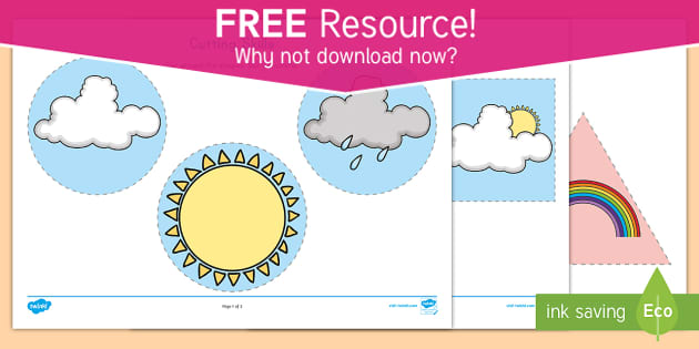 FREE Weather Cutting Skills Activity (teacher made) - Twinkl