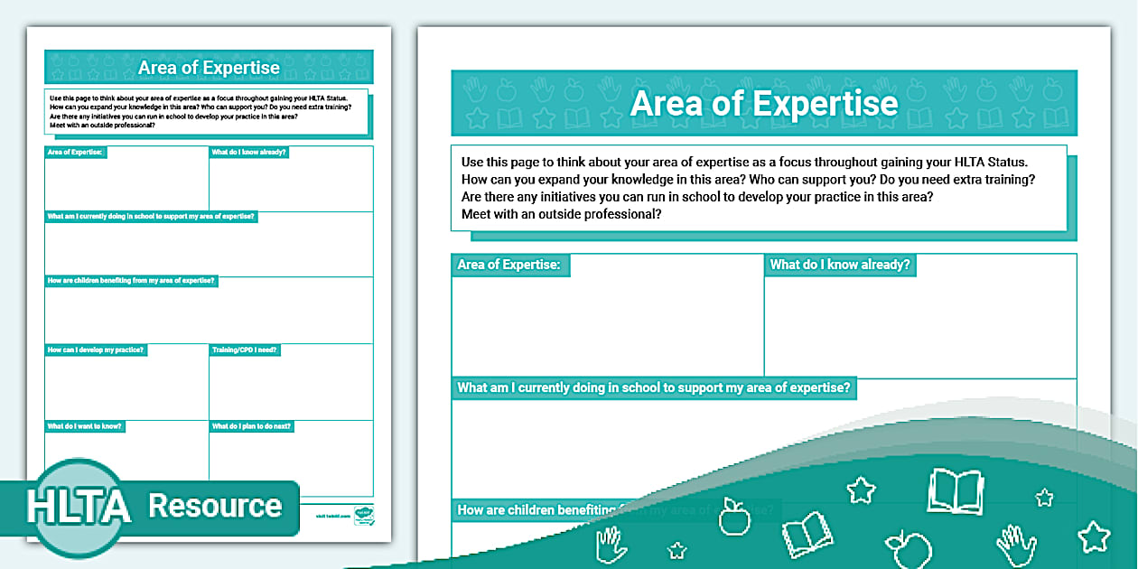 HLTA Area of Expertise