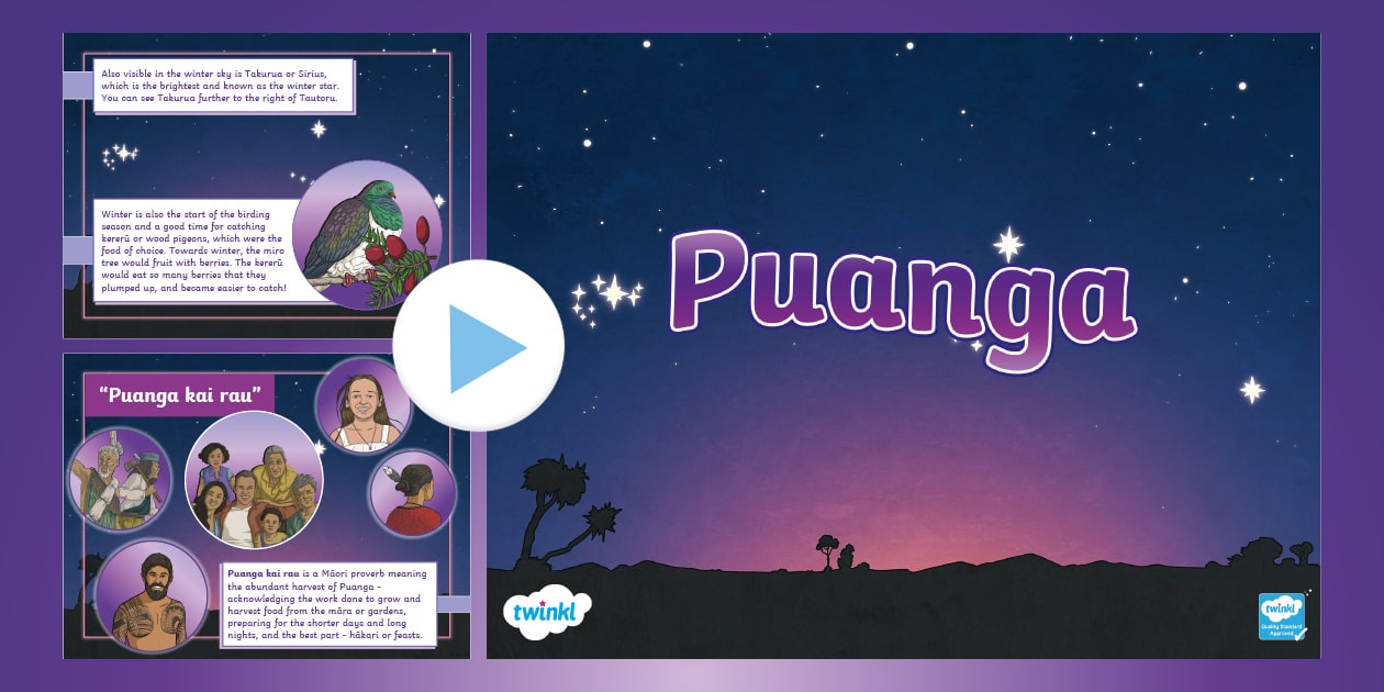 Puanga Slideshow and PowerPoint - Year 4-6 - Twinkl