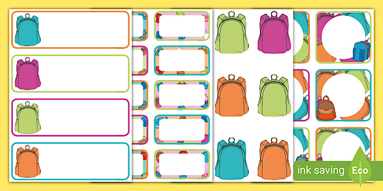 Bag Hook Labels (صُمم من قبل مُختصّين)