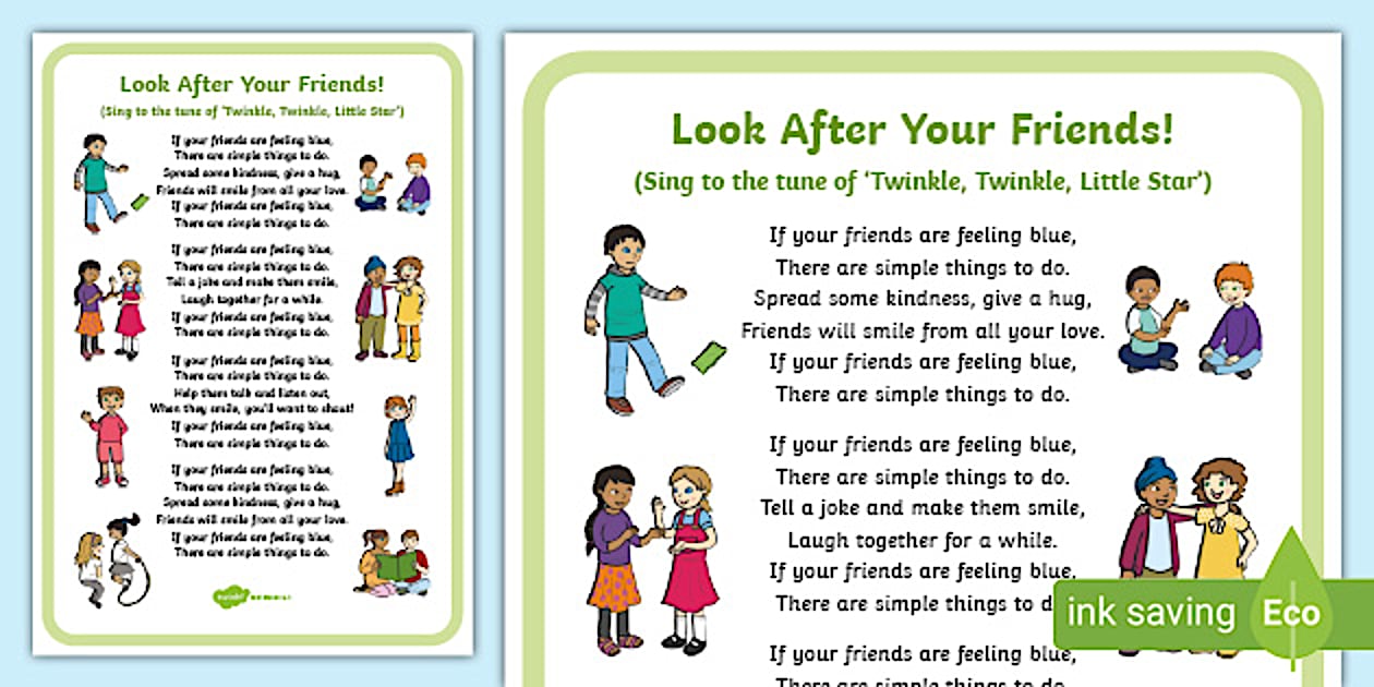 Friendship SHANARRI Song Lyrics | Twinkl Resources - Twinkl