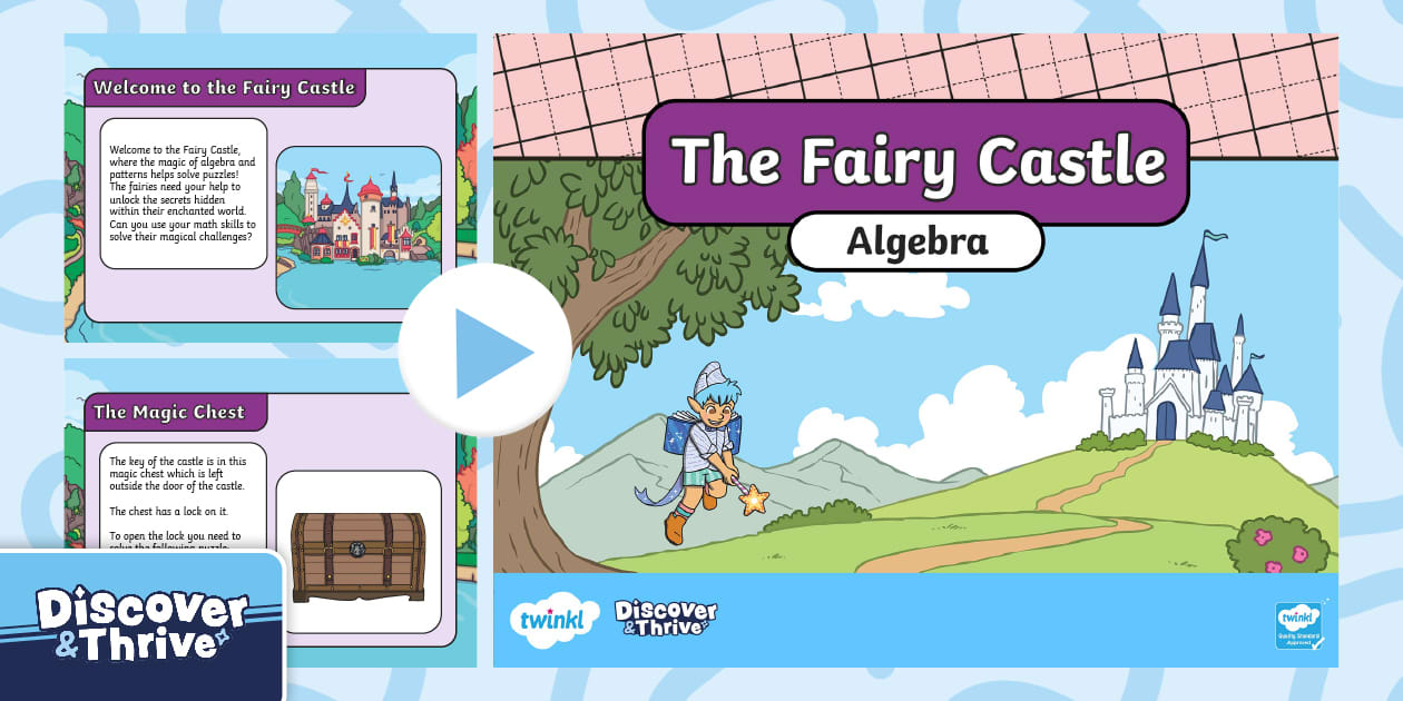 The Fairy Castle (Algebra) Powerpoint 2nd class - Twinkl