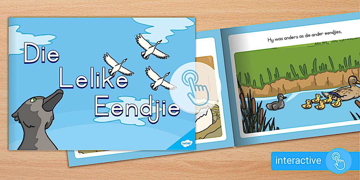 Die Lelike Eendjie Storie eBoek (teacher made) - Twinkl