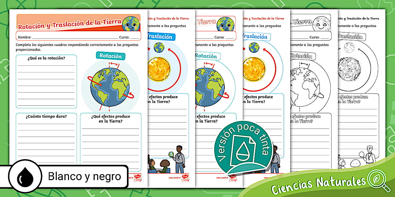 Rotación | Traslación | Tierra | Movimientos | Sistema Solar