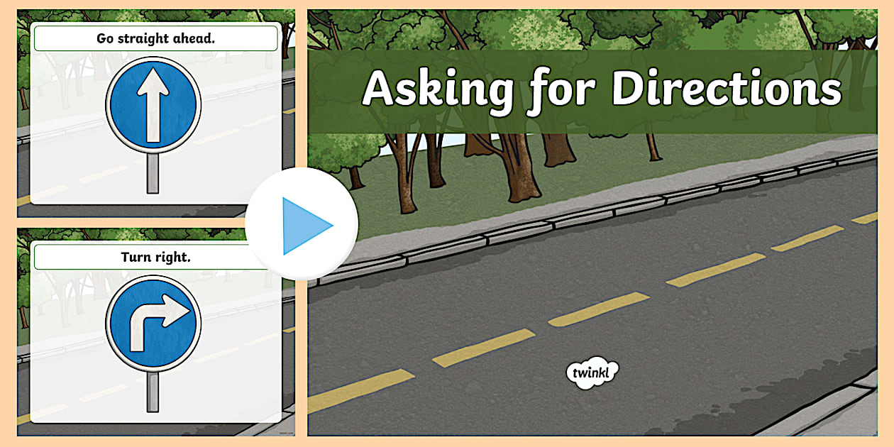 Asking for Directions PowerPoint (Teacher-Made) - Twinkl