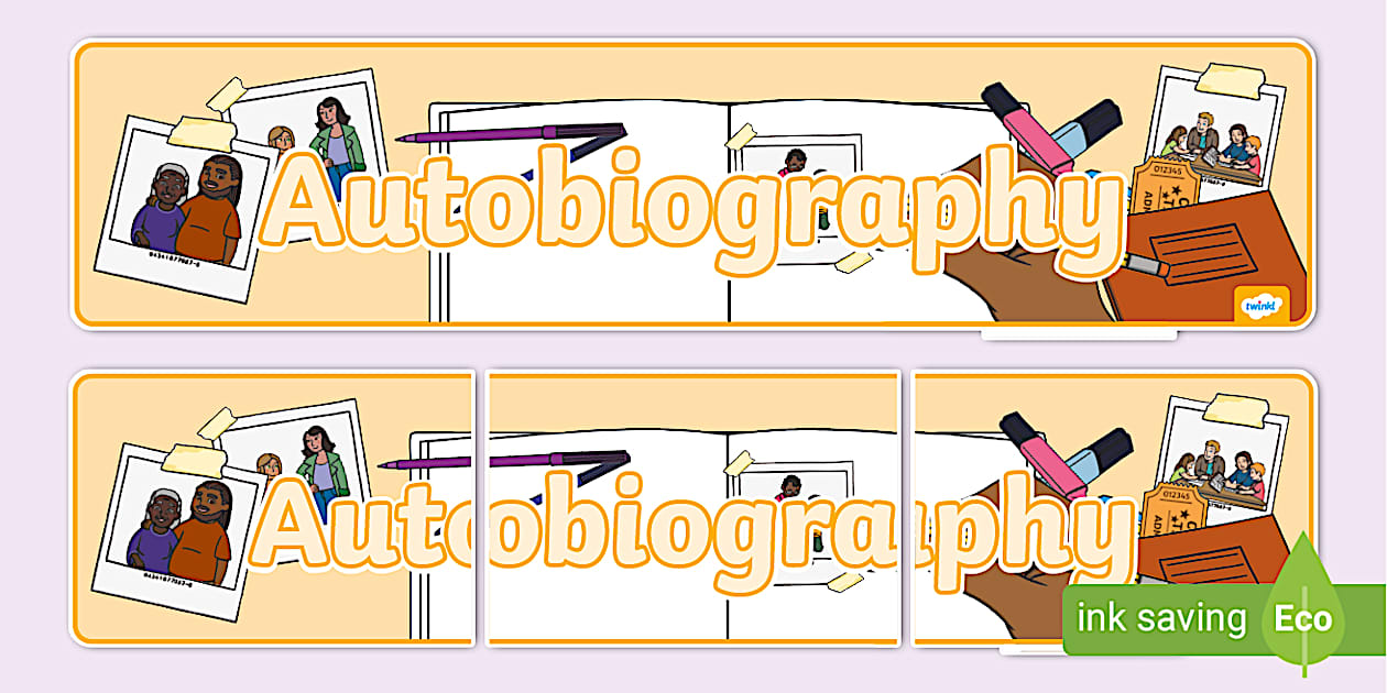Autobiography Display Banner (Teacher-Made) - Twinkl