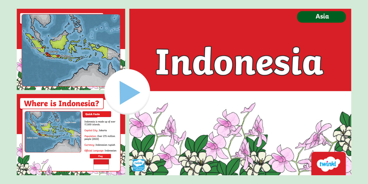KS1 Indonesia PowerPoint (teacher made) - Twinkl