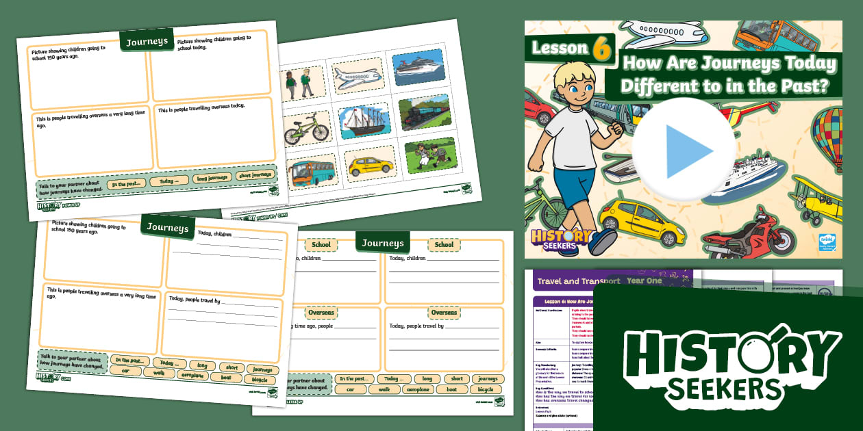 KS1 History Seekers: Travel & Transport Lesson 6